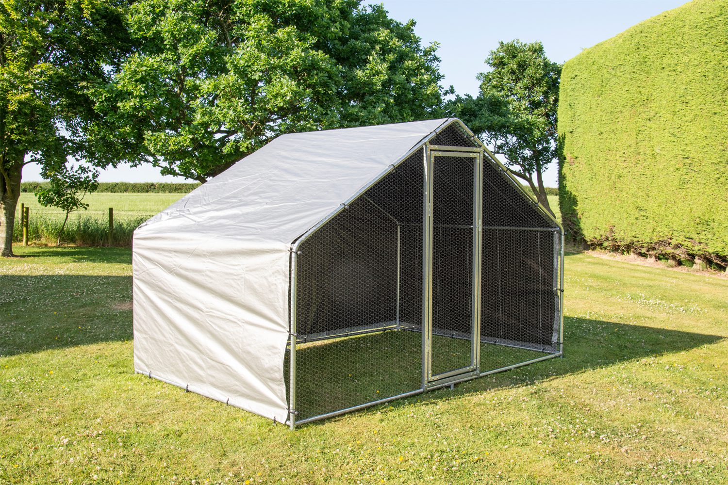 Alphapet® 4m x 2m Chicken Run Full End Cover - Alphapet®