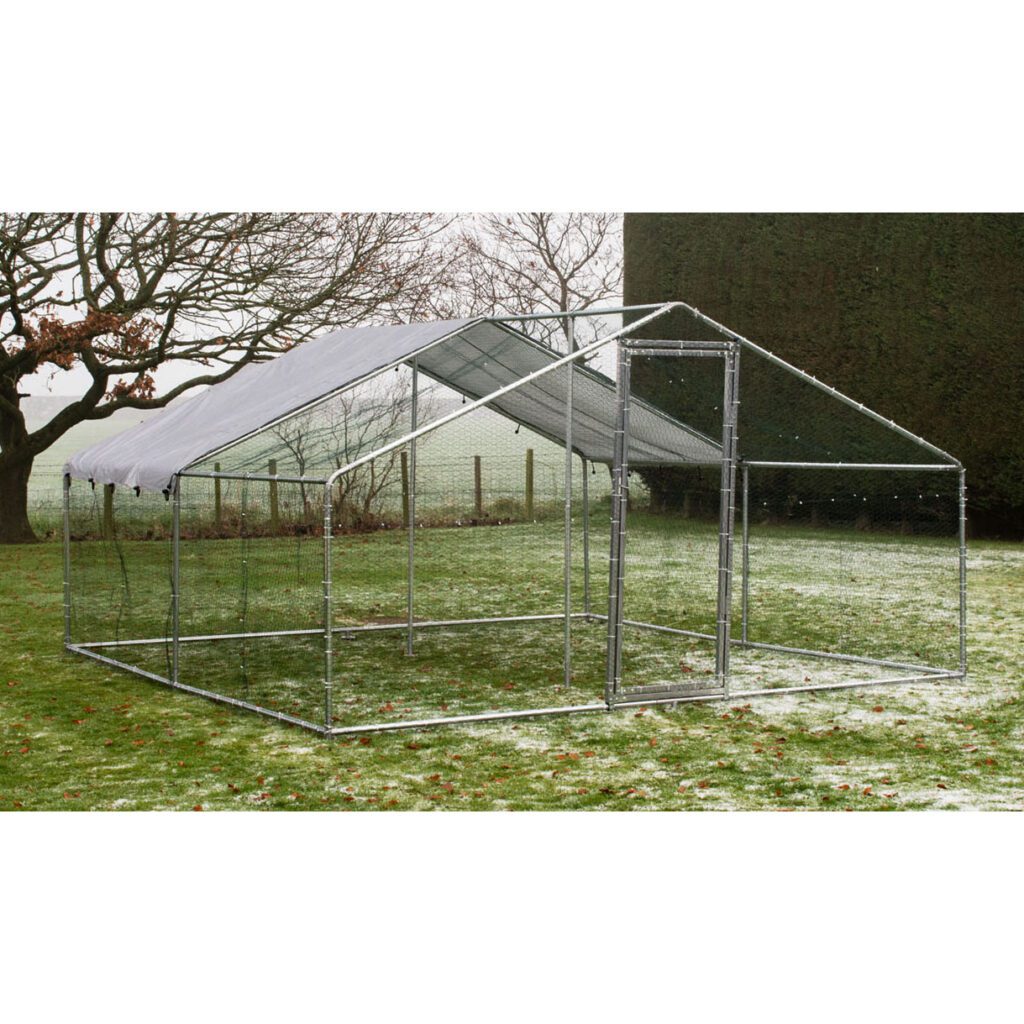 Alphapet® 4M Series 4m x 4m (32mm) Heavy Duty Walk In Galvanised Steel ...