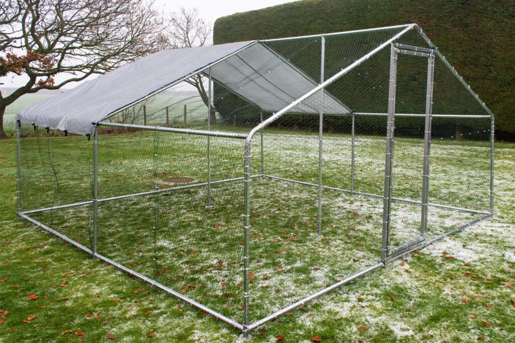 Alphapet® 4M Series 4m x 4m (32mm) Heavy Duty Walk In Galvanised Steel ...