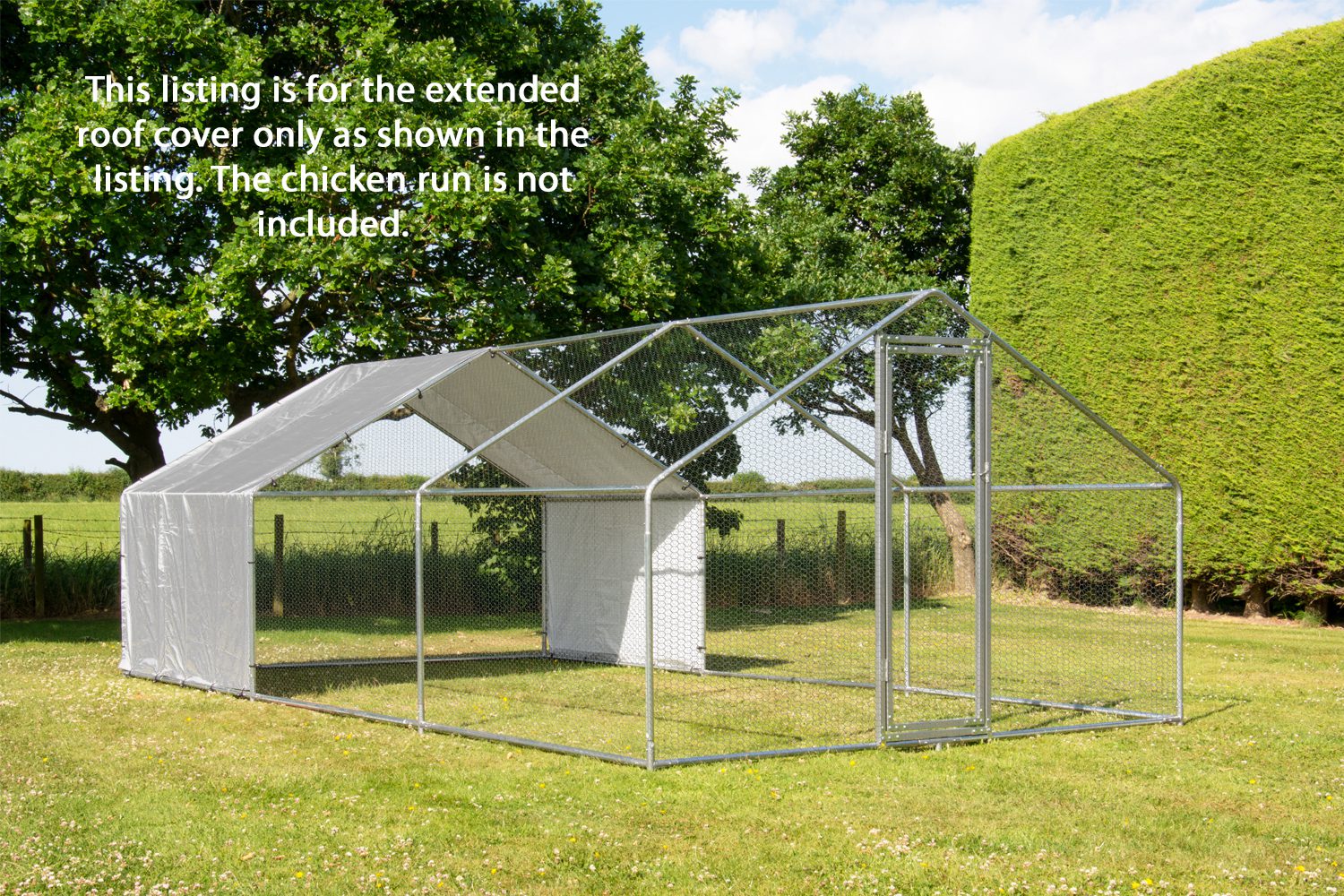 Alphapet® 3m x 2m EXTENDED Chicken Run Roof Cover - Alphapet®